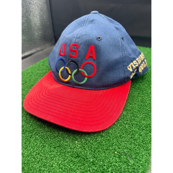 First Pick Sports | Accessories | Vintage Usa Olympic Rings Snapback ...